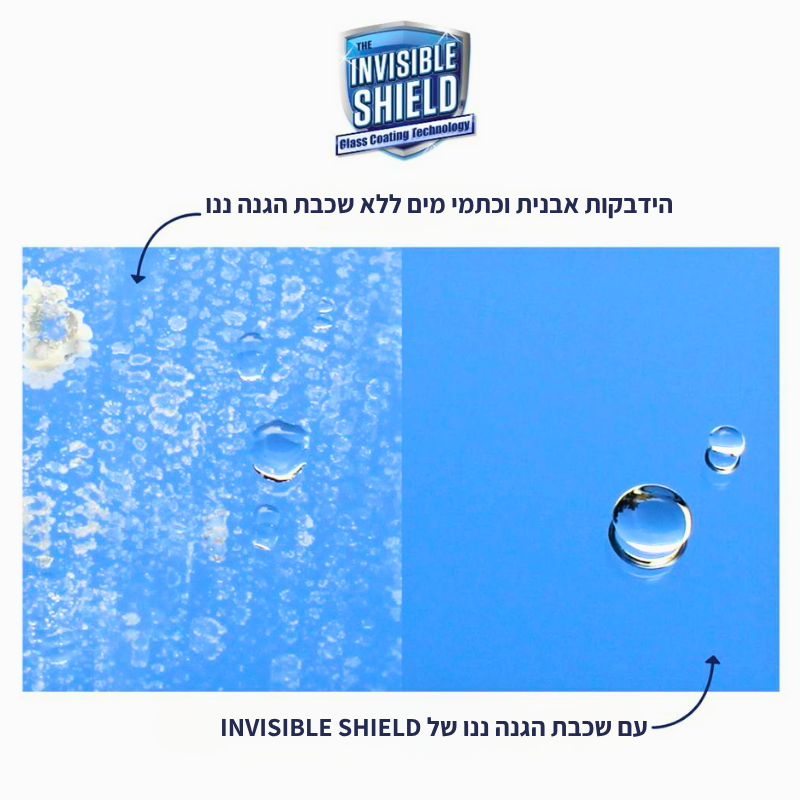 Invisible Shield – תרסיס ננו לניקוי והגנה על נירוסטה ומתכות